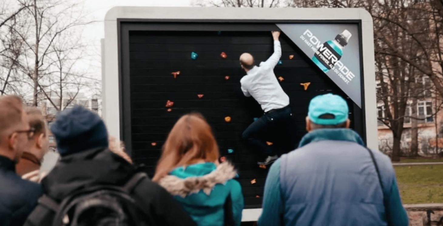 The Powerade Workout Billboards, l'affichage offline décalé et ...
