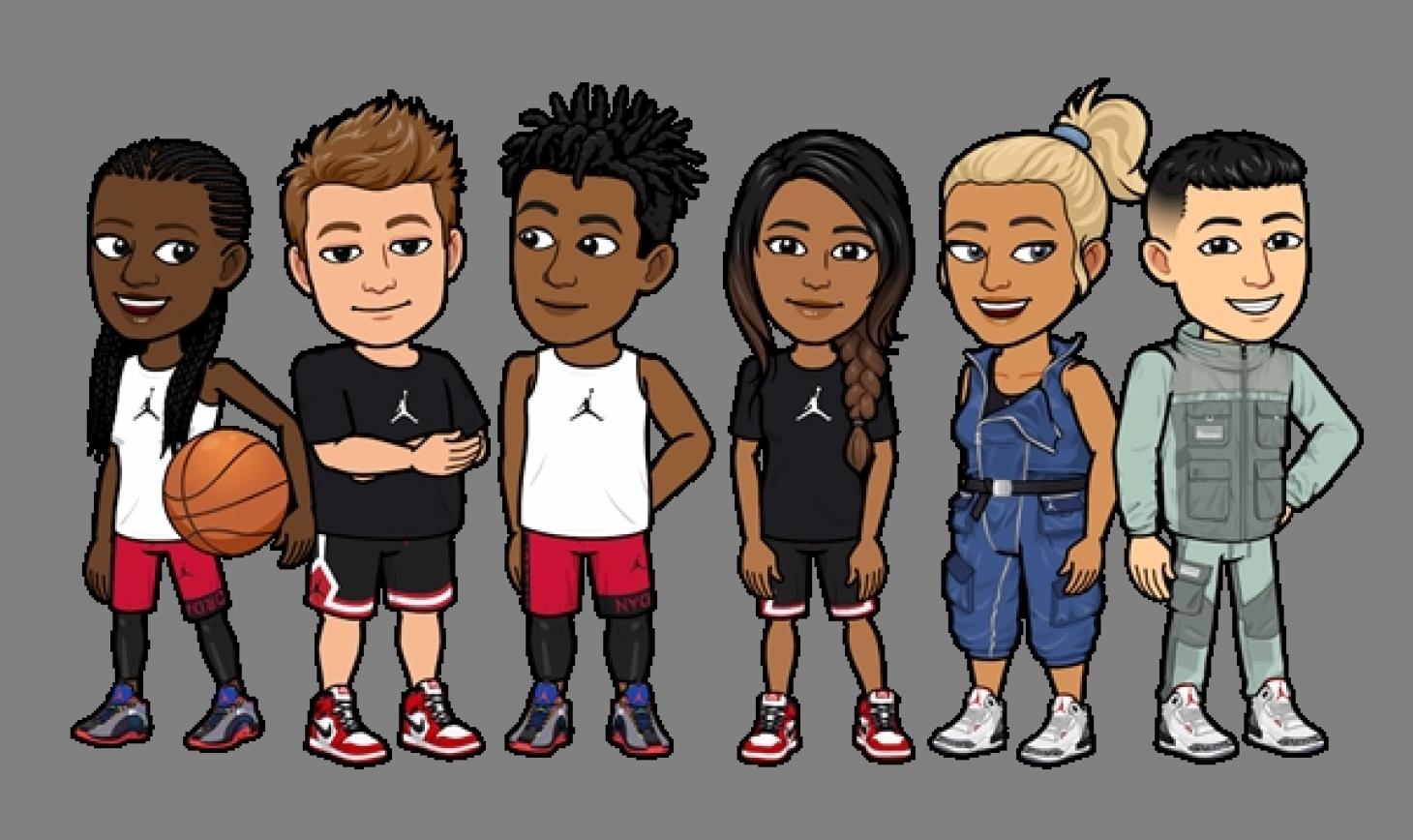 Snap annonce le partenariat Bitmoji x Jordan pour une mode virtuelle ...