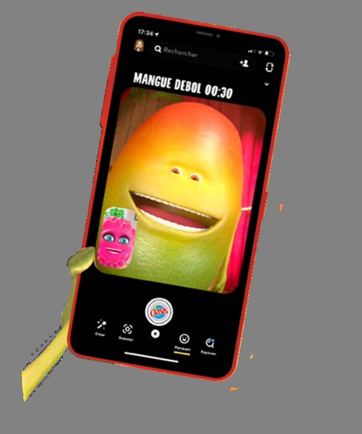 Snapchat : Oasis lance son fruistival de stand-up sur l'appli phénomène