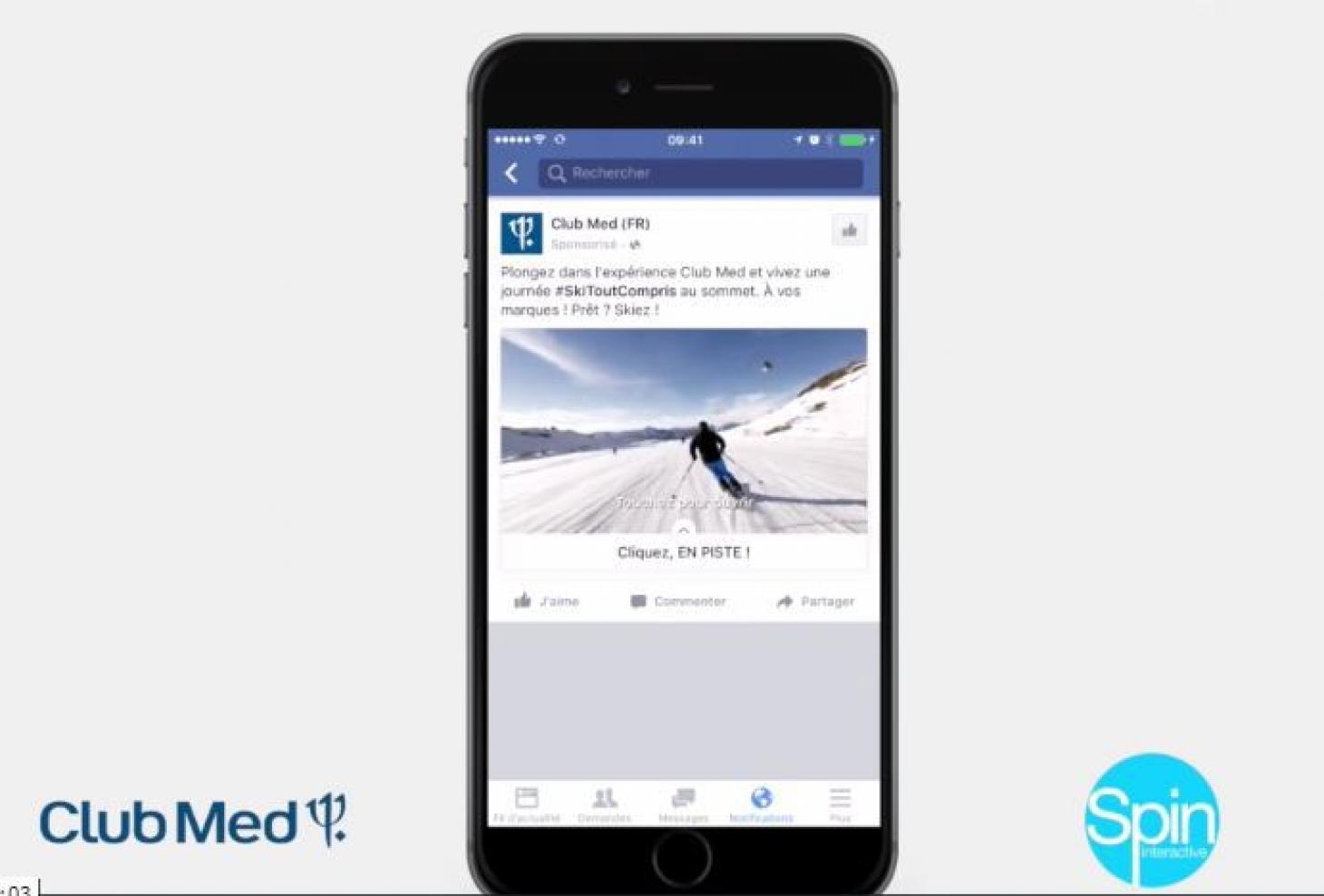 Facebook : Le Club Med teste le format CANVAS pour faire vivre une ...