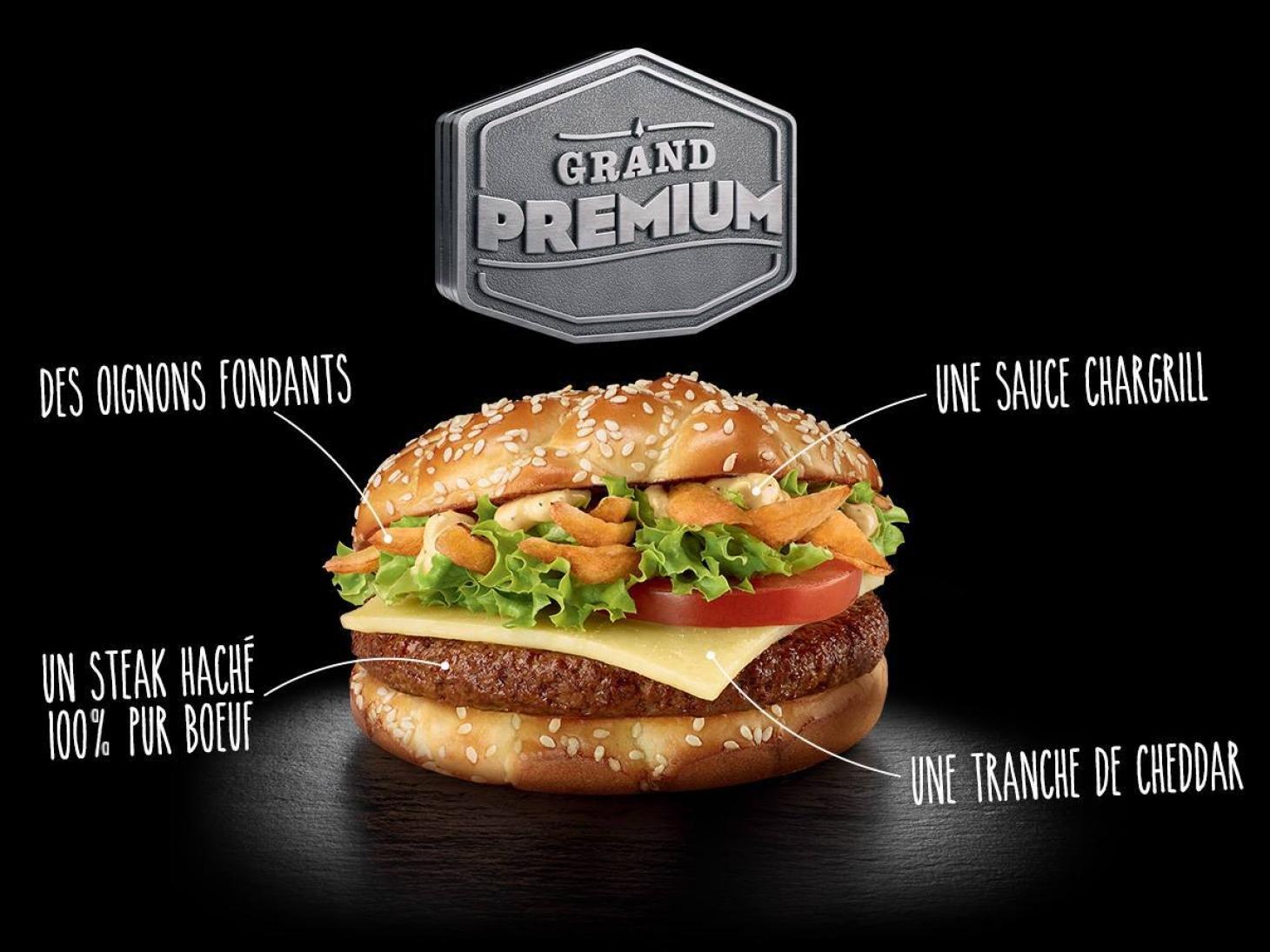 McDo lance son burger Premium, on passe au haut-de gamme pour séduire ...
