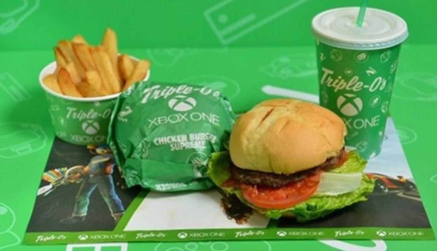 Microsoft : Un burger Xbox pour promouvoir la console au plus près des ...